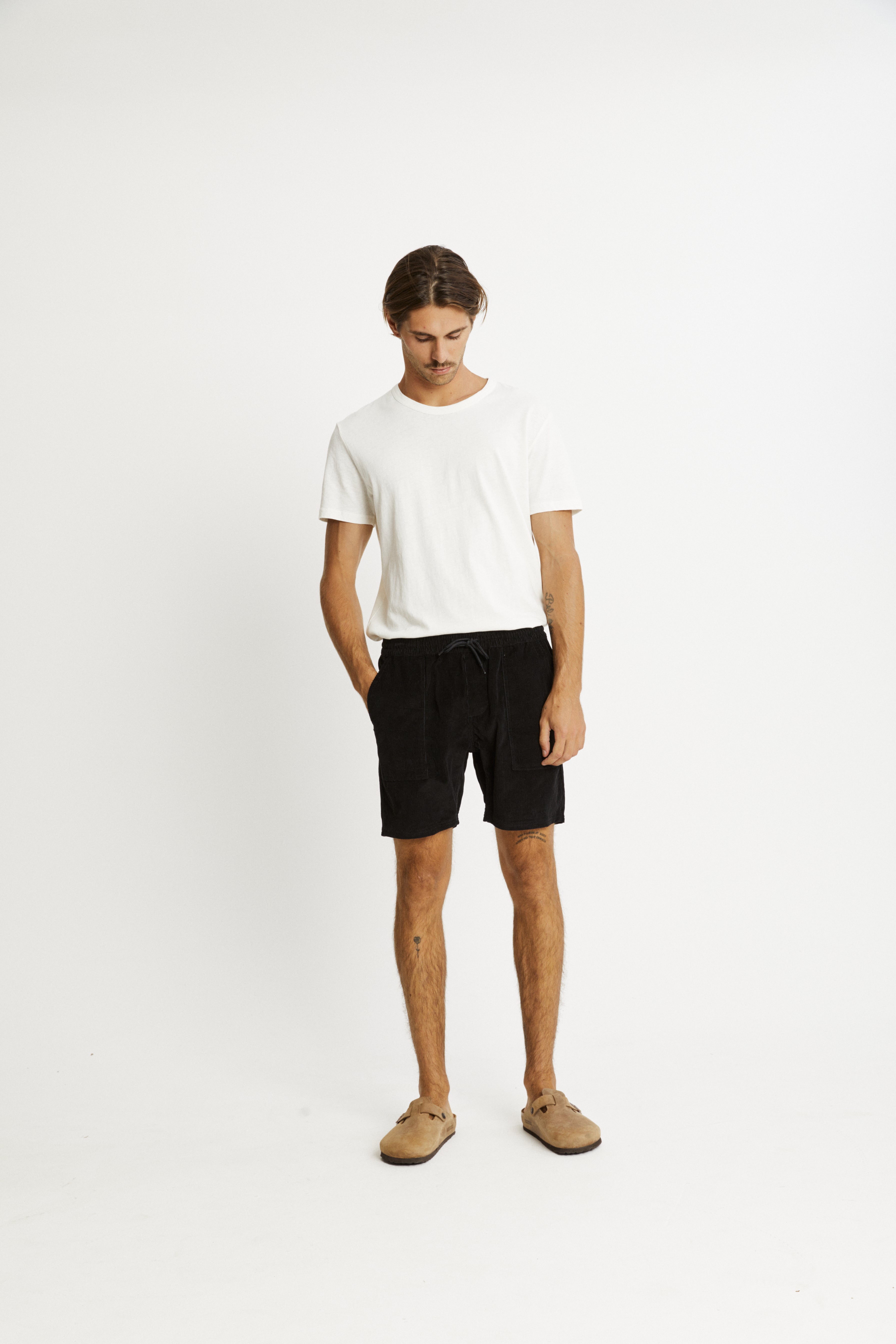 Mr Simple - Burbank Shorts in Black | Buster McGee Daylesford