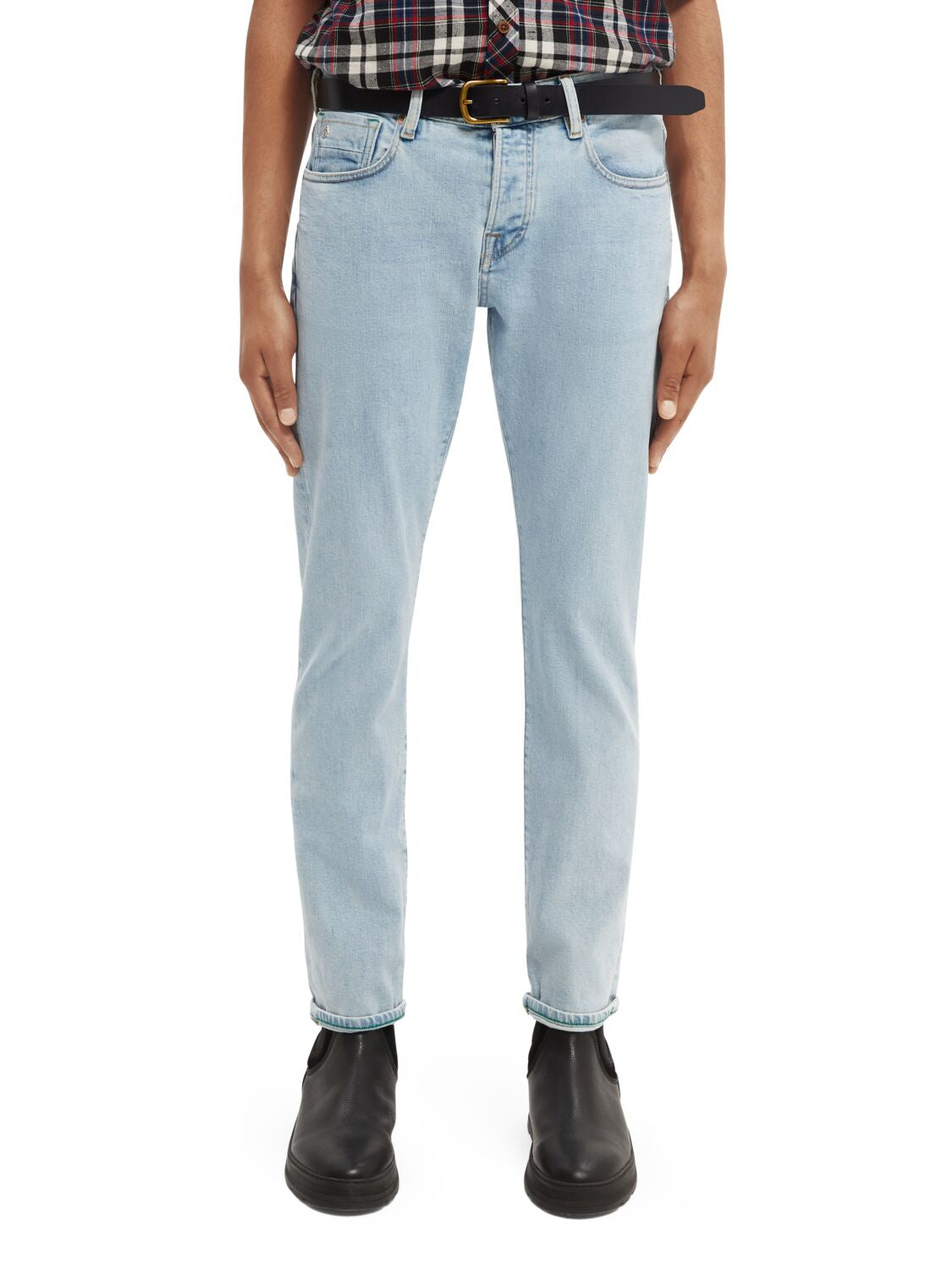 Ralston Wind Stripped Regular Fit Slim Jeans | Buster McGee