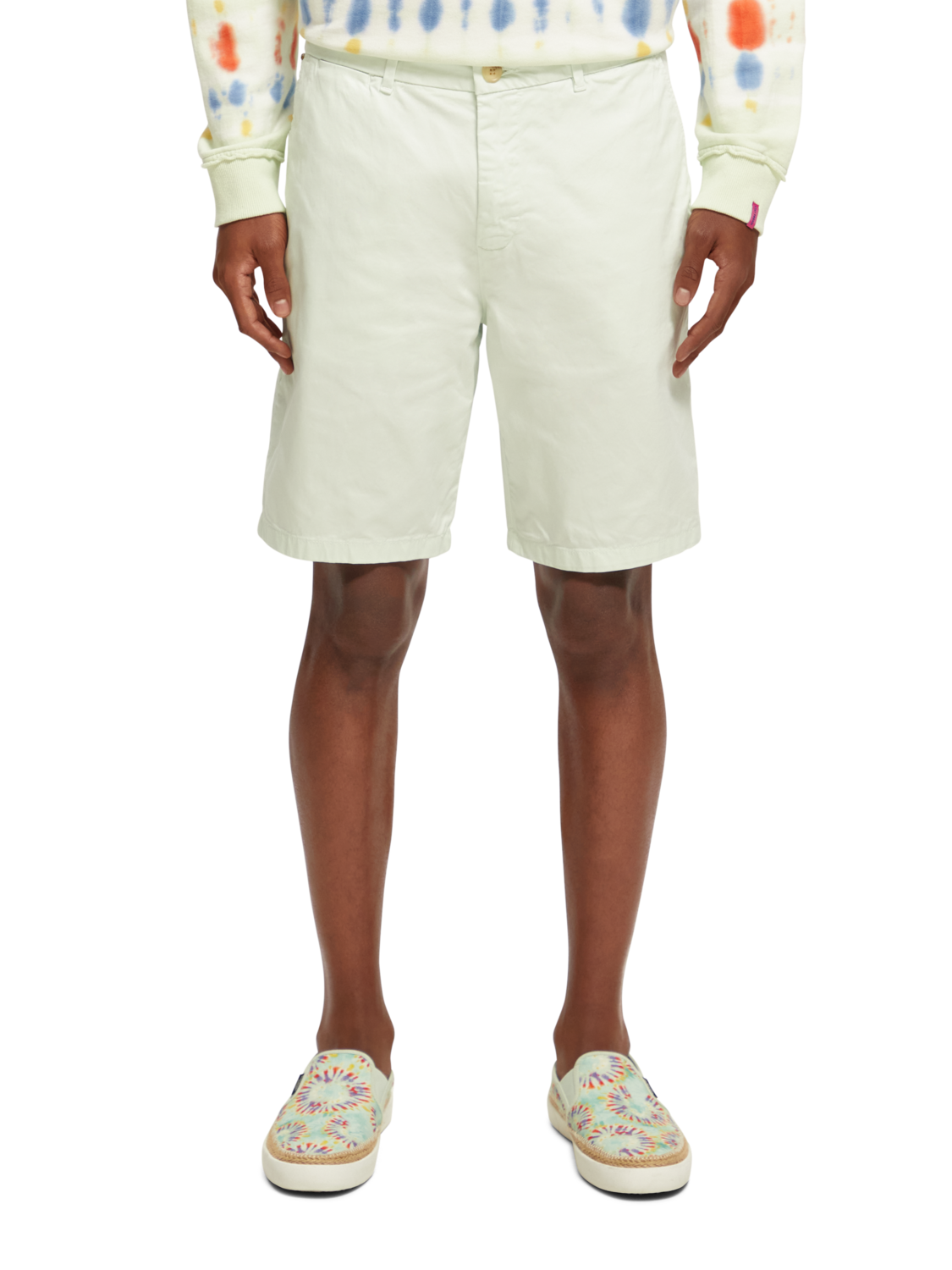 Stuart Garment Dye Pima Cotton Shorts in Mint | Buster McGee